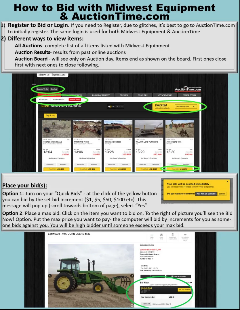 Home | Midwest Equipment Auctions | Providing Auction Services Across ...